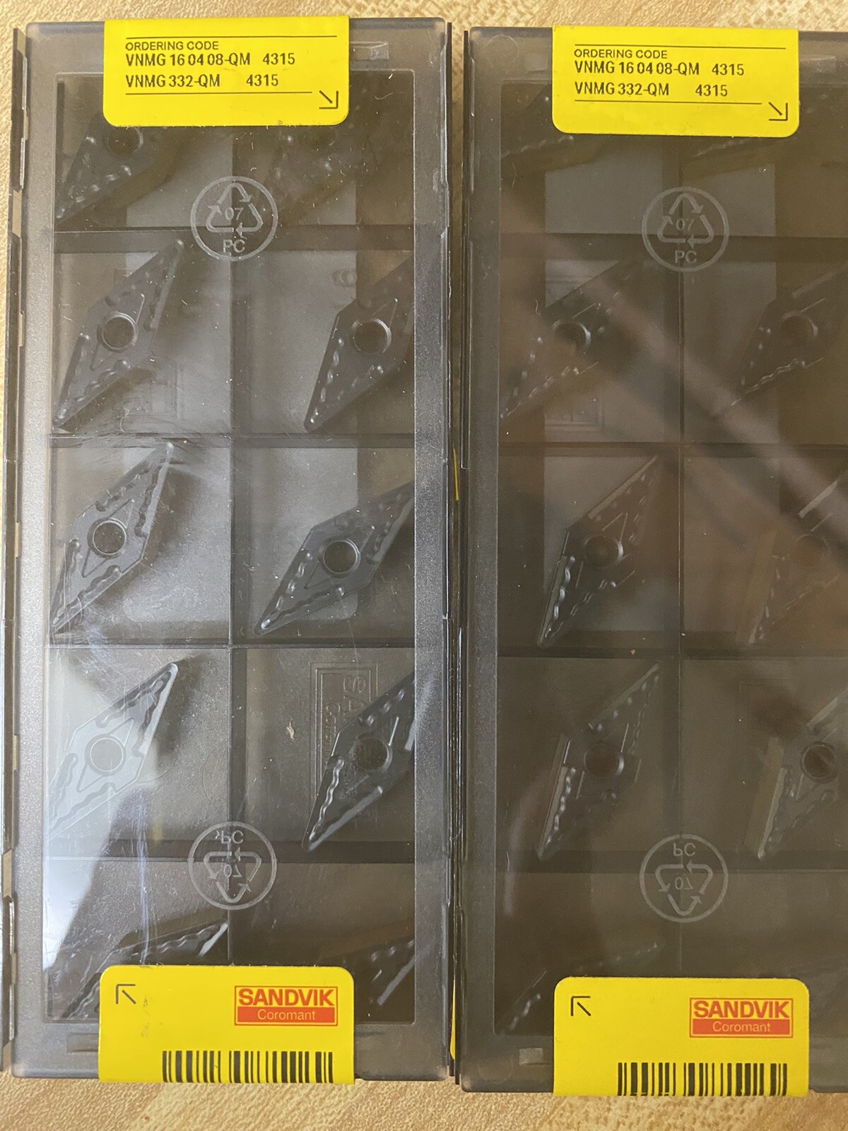SANDViK Insert VNMG 16 04 08-QM 4315 VNMG 332-QM 4315 | eBay