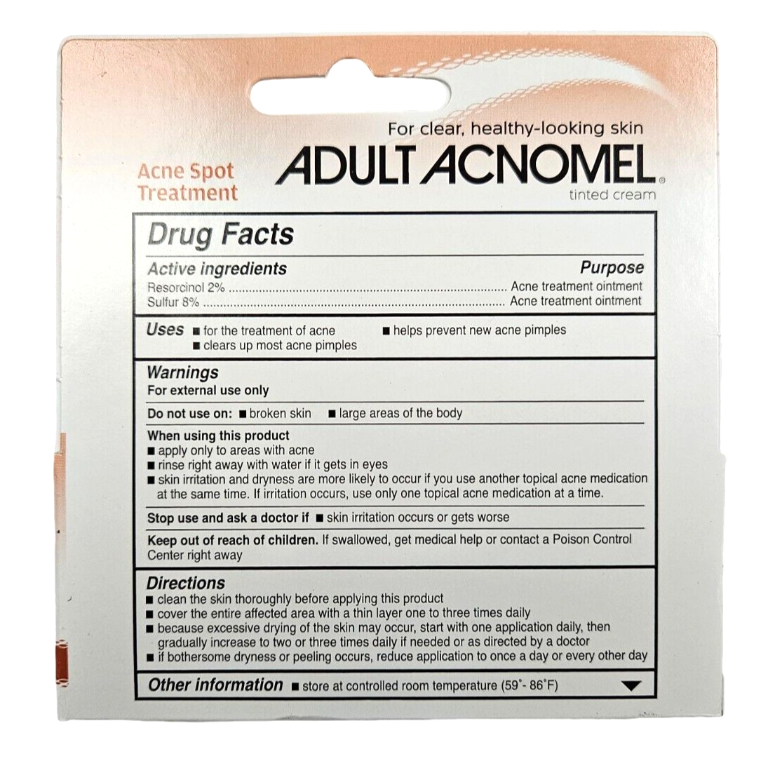 Acnomel Adult Acne Cream 1.3oz NEW LOOK ARRIVING! __ 38485911610 | eBay