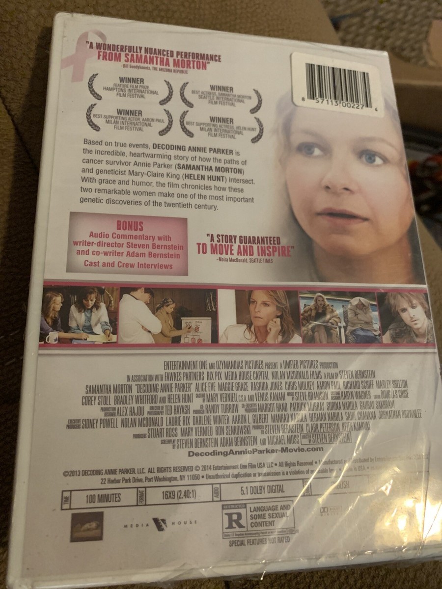 Decodificando A Capa Do Dvd Annie Parker Decoding Annie Parker [DVD]: