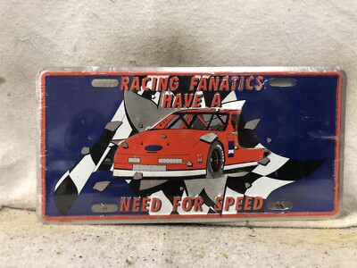Racing Fanatics Have A Need For Speed Booster License Plate | eBay