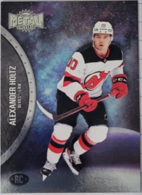 2021-22 Skybox Metal Universe Alexander Holtz Rookie Card New Jersey ...