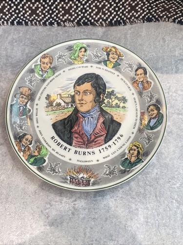 Robert Burns - Scottish Poets - Royal Doulton Commemorative plate - T.C ...