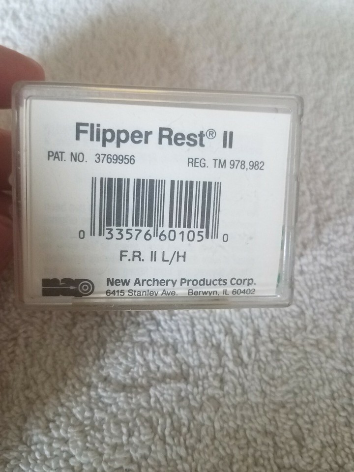 New Archery Products NAP Rest II Flipper Left Hand w/Folding Arm-New ...