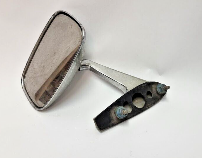 Vintage Rear View Mirror 5 1/2" X 3 3/4" Rectangle Bolt on | eBay