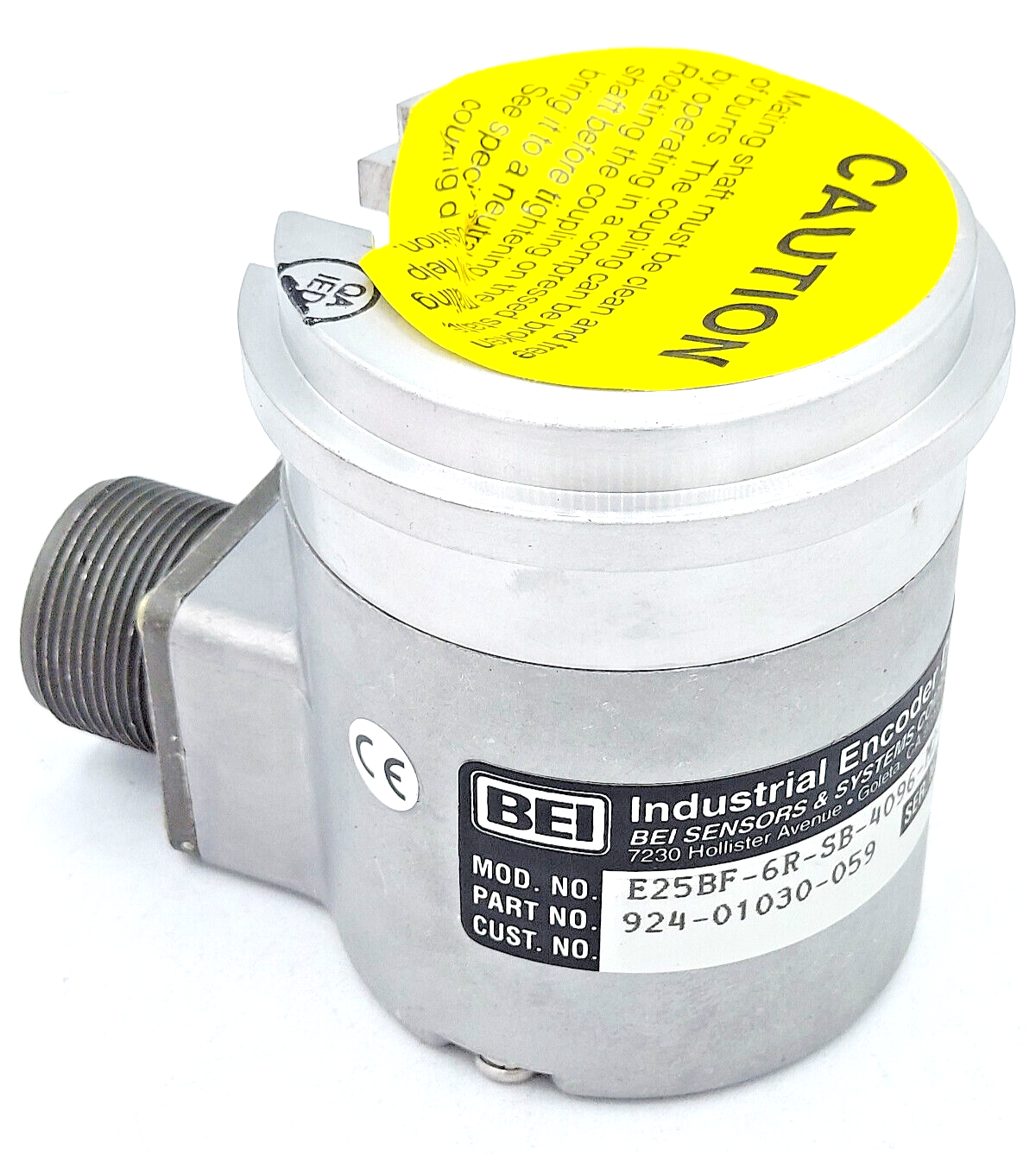 BEI Encoder E25BF-6R-SB-4096-M2-ABZC-8830-LED-SM18-S Part 924-01030-059 ...