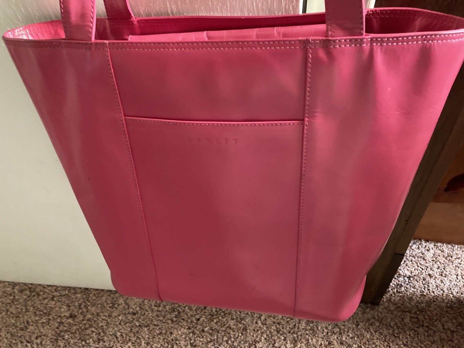 Radley London Shoulder/Tote Bag Dark Rose/Magenta Sco… - Gem