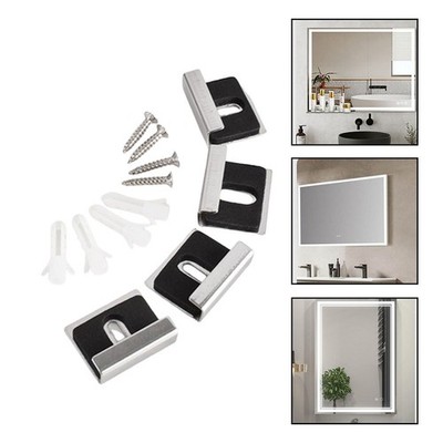 Mirror Clips Wall Mount Clips EVA Foam Heavy Duty Load Bearing Mirror ...