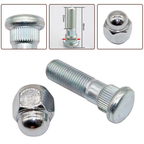Silver Wheel Hub Bolt Stud & Nut SET for Impreza for WRX STI 2007 2019 ...