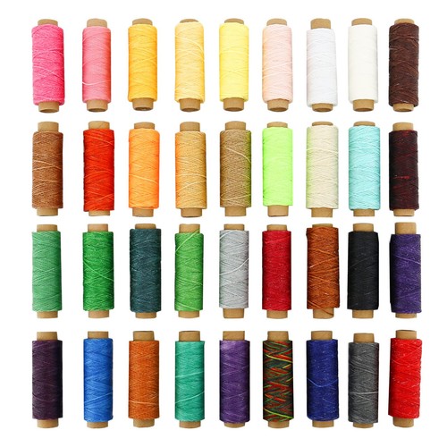 Waxed Thread 36 Colors Waxed Linen Thread Hand Stitching Waxed Thread ...