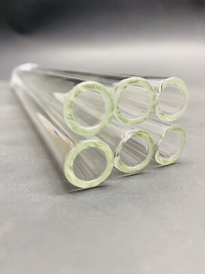 16 mm 10” L ong OD 10 mm ID 2.7 mm wall, Clear Glass Tubing a set of 6 ...