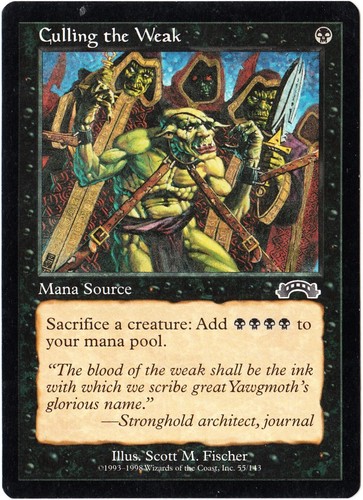 1x Culling the Weak MTG Exodus Moderately Played | eBay