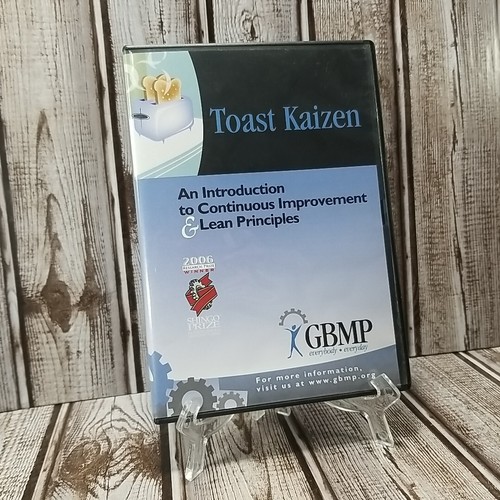 Toast KAIZEN Introduction to Lean Principles (DVD, 2008) GBMP Rare OOP ...