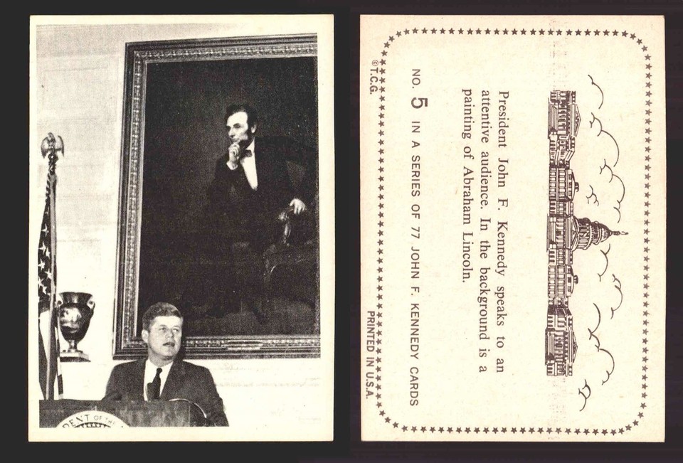 1964 The Story of John F. Kennedy JFK Topps Trading Card You Pick ...