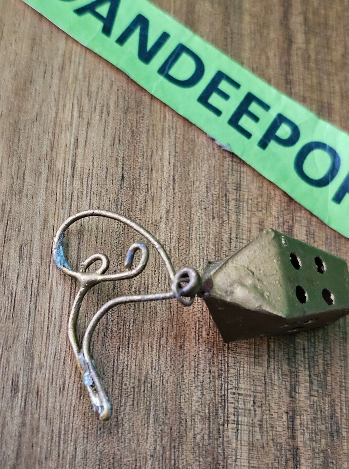 Vintage Gold Tone Abstract Cage Charm Metal Hanging Pendant Ornament | eBay