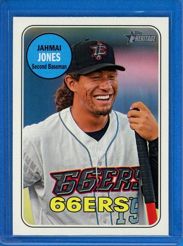 2018 Topps Heritage Minors Short Print SP #213 Jahmai Jones Inland ...