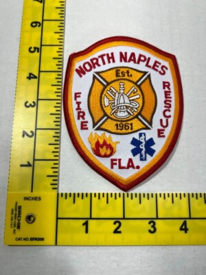 North Naples Fire Rescue Florida 1961 Shoulder Patch | eBay