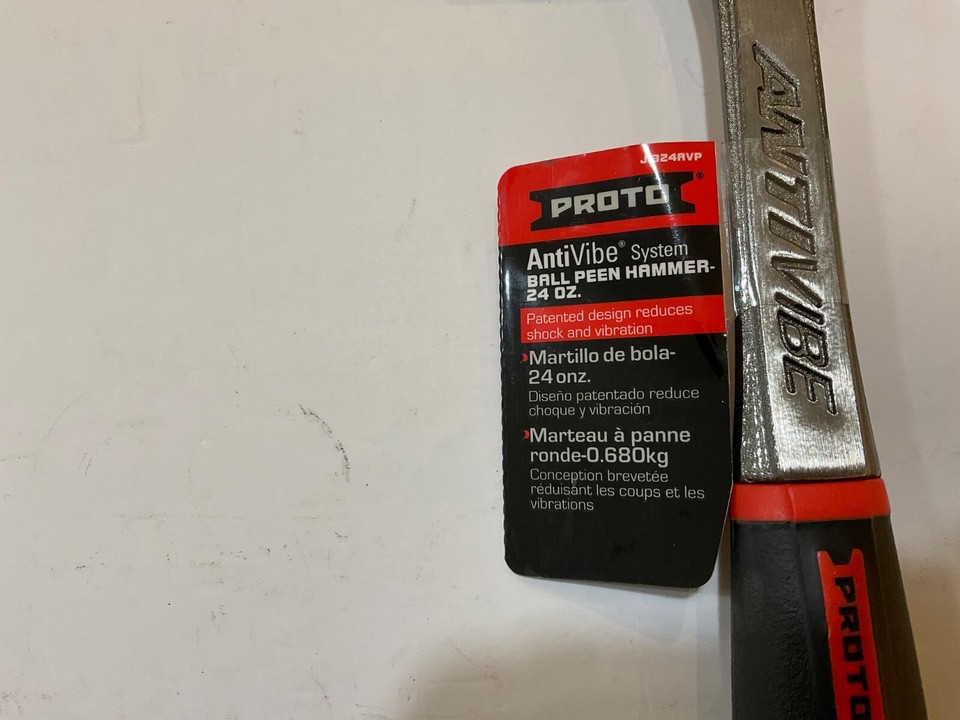New Proto 24 oz ball peen hammer with AntiVibe handle system J1324AVP ...