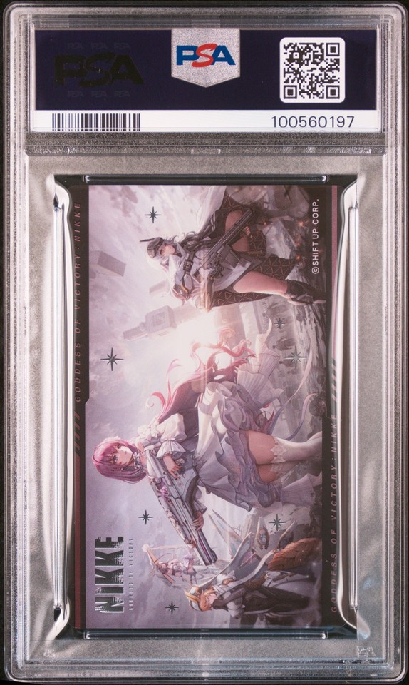2023 GODDESS OF VICTORY: NIKKE GUN GIRL METAL CARD COLL OVER ZONE 1 PSA ...