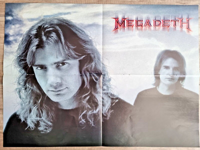 Poster: MEGADETH from 2001 - 22 x 16 in. (55 x 40 cm) - MINT CONDITION ...