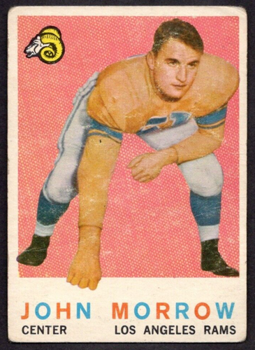 1959 Topps # 164 John Morrow Los Angeles Rams PR/FR | eBay