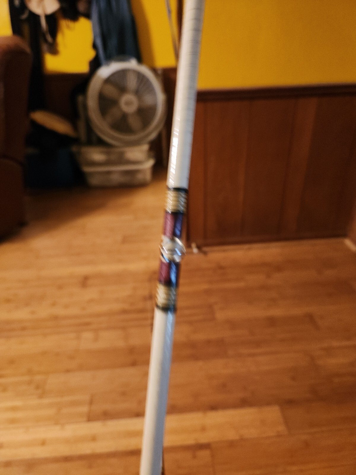 Vintage Shakespear Wonder Rod 8' 6" Fly Rod 2pc White Red Standard ...