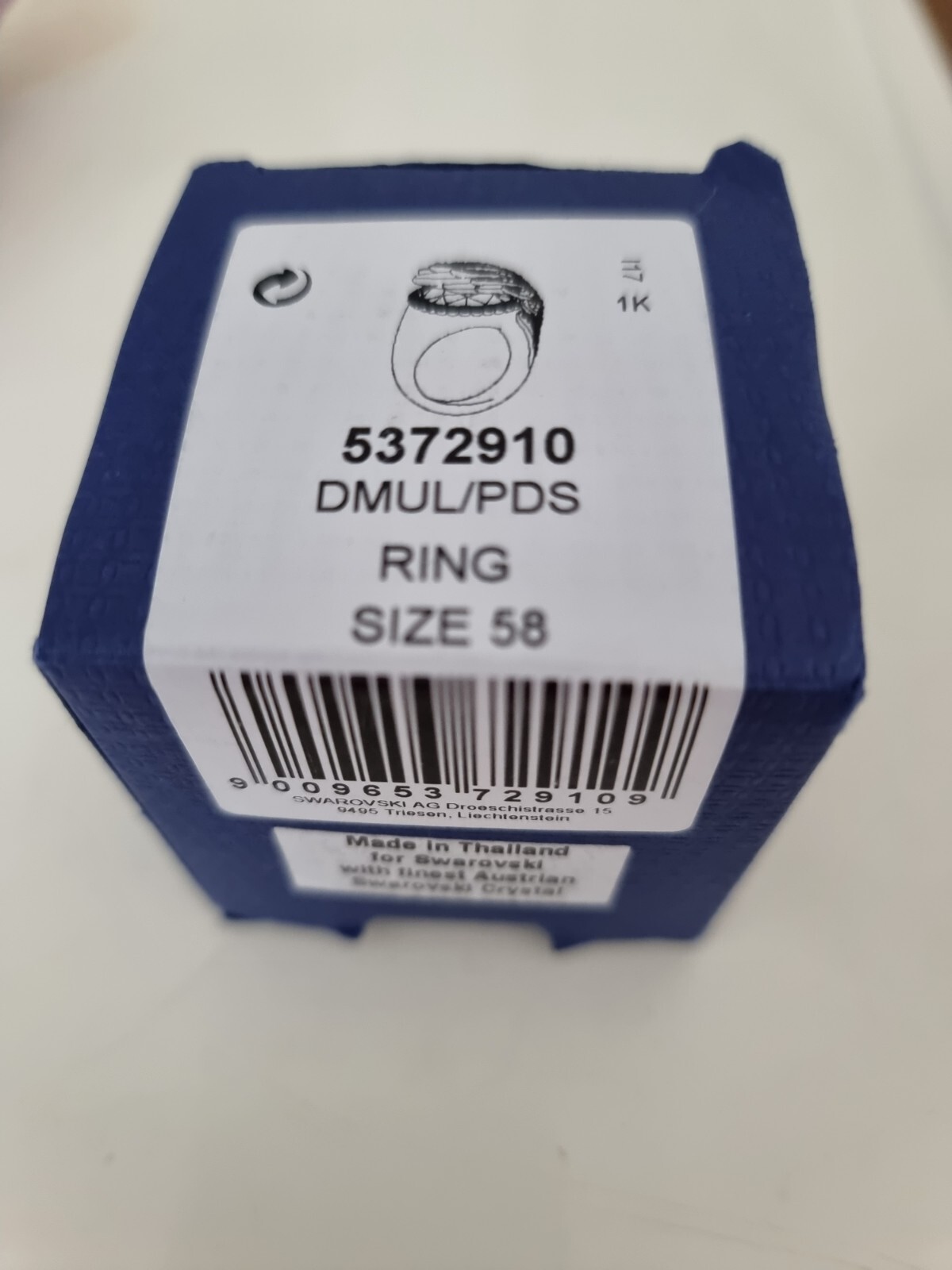 Swarovski Hearty Ring 58/8/L 5372910 | eBay