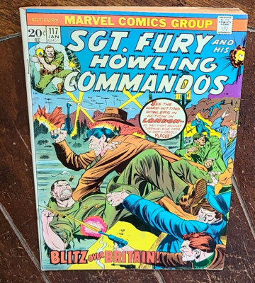 Sgt. Fury & His Howling Commandos #117 by Gerry Conway, (1974, Marvel ...