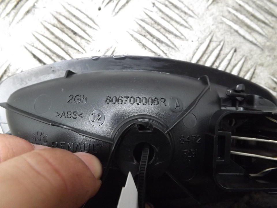 Renault Zoe Left Passenger Nearside Rear Inner Door Handle 806700006r ...