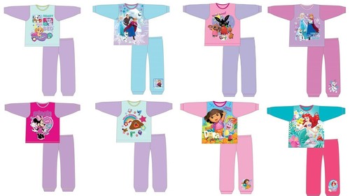 Girls Kids Dora the Explorer Pyjamas Nightwear PJs Hey Duggee Long ...