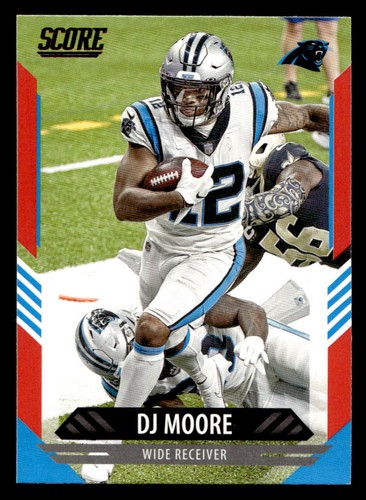 2021 Score #202 DJ Moore Red Card Carolina Panthers | eBay