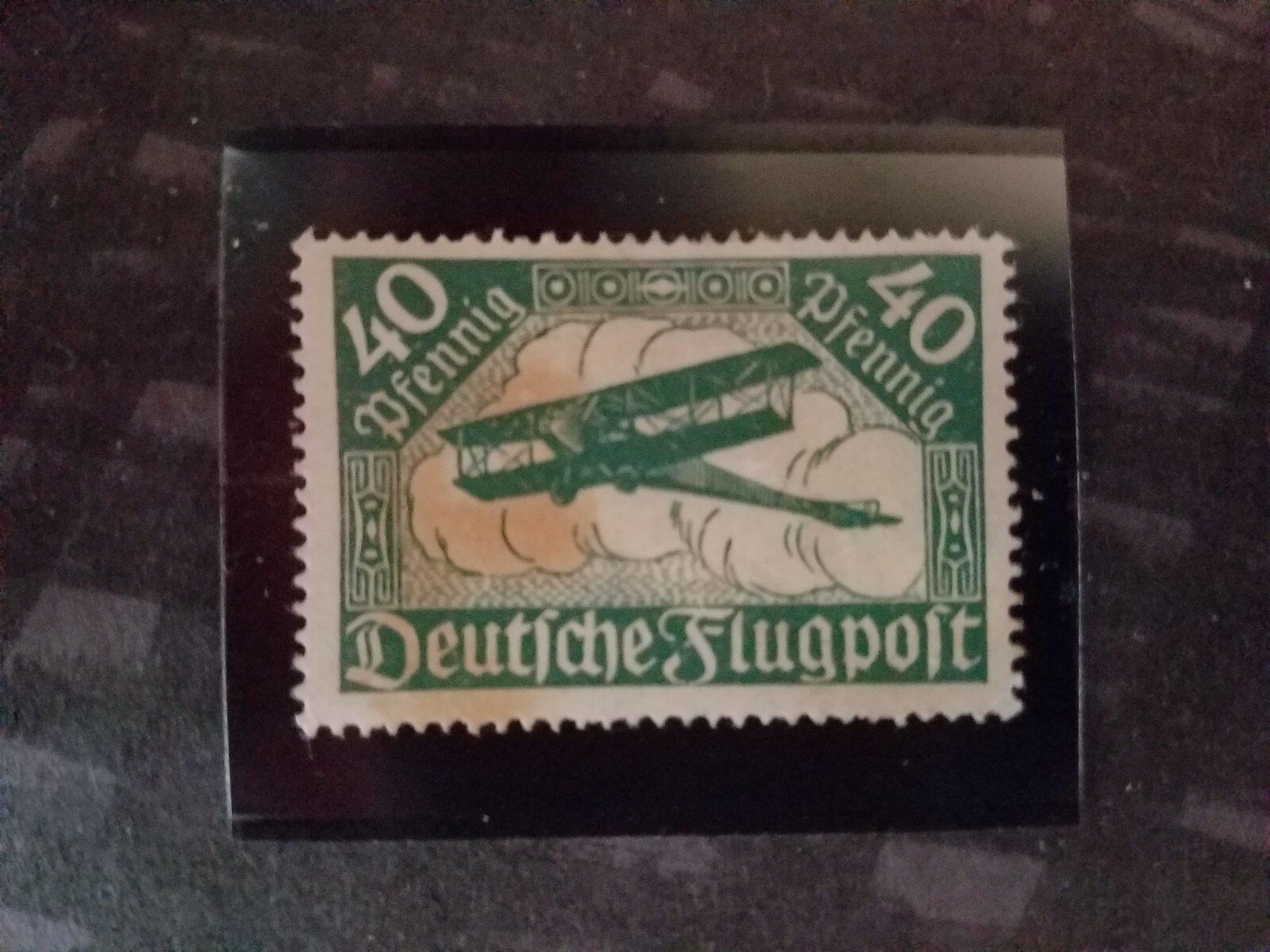 1919 Germany Stamp Deutsches Reich Flugpost 40 Pfennig | eBay
