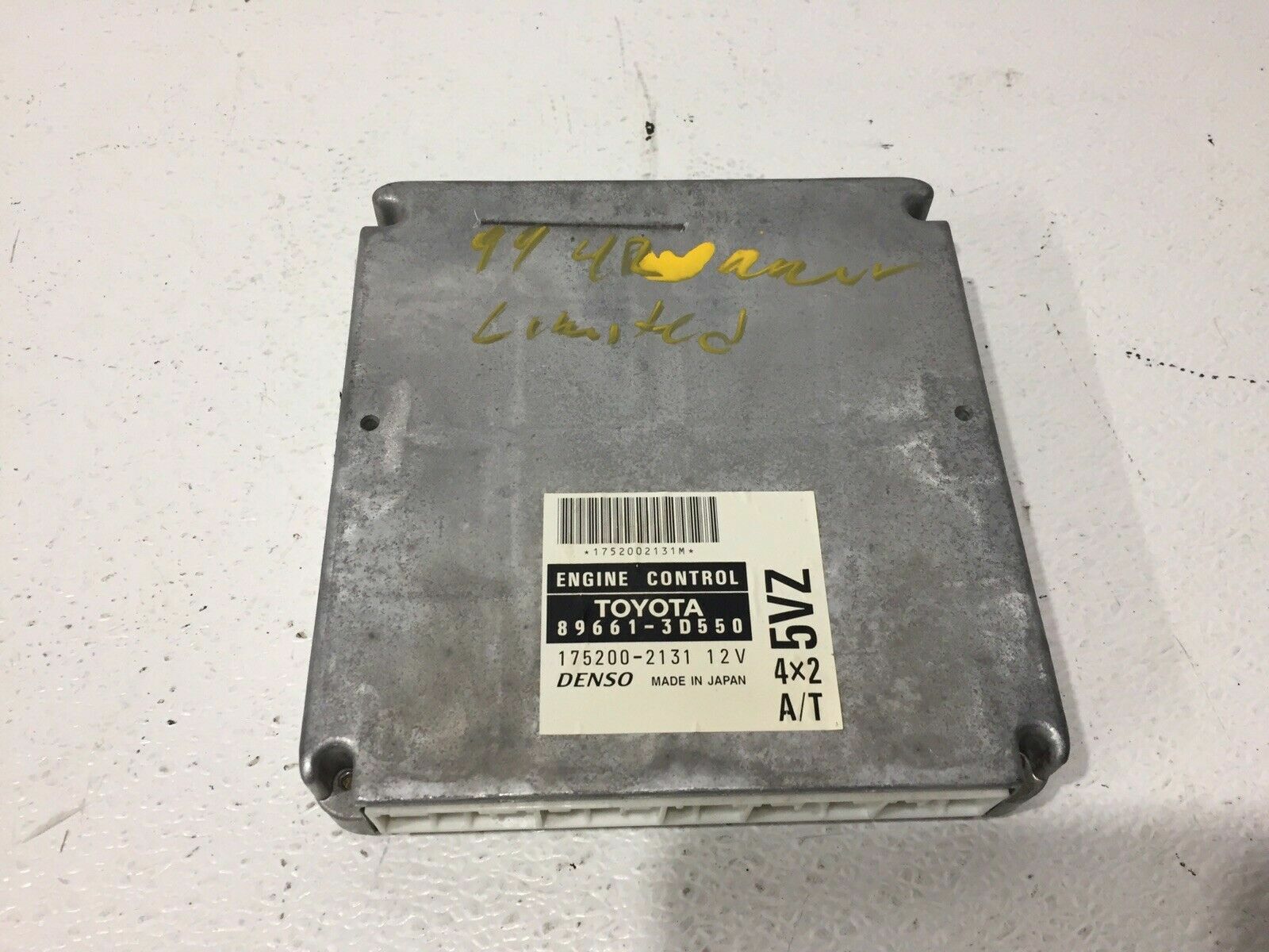 1999 99 toyota 4runner 2wd 3.4 thru 5-99 89661-3D550 ecu ecm engine ...
