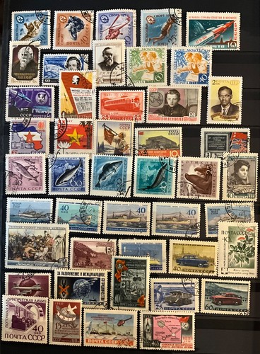 USSR Russia Stamps Collection Page - Old rare 1959-1960 P3 | eBay Australia