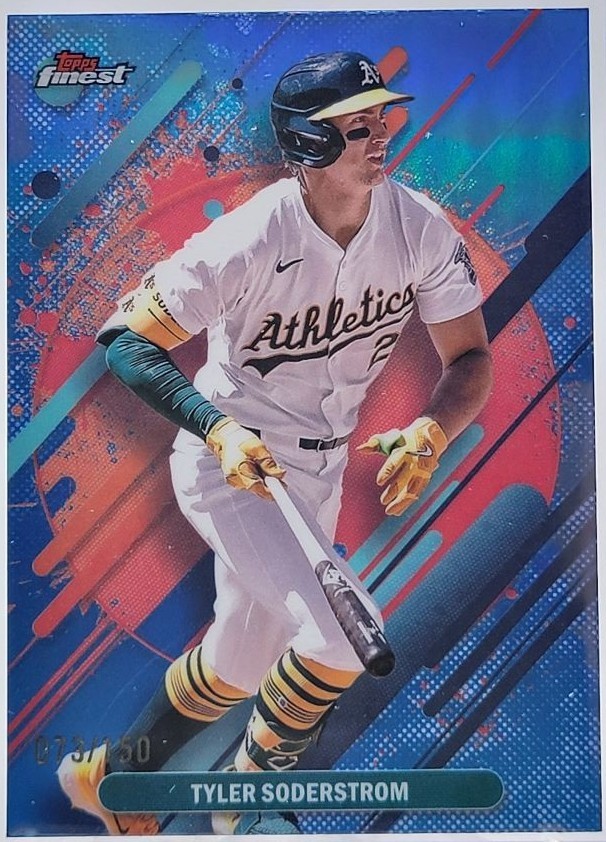 2025 Topps Finest - Rare Tyler Soderstrom #271 Sky Blue Refractor /150 ...