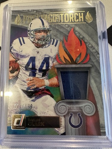 2025 Panini Donruss PASSING THE TORCH Tyler Warren/Dallas Clark /199 # ...
