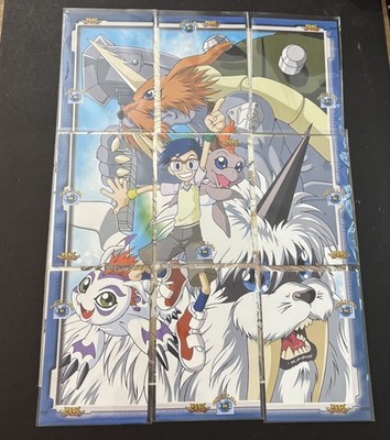 Japanese Digimon Adventure 9 Card Puzzle Set Joe Kido Gomamon 1999 ...