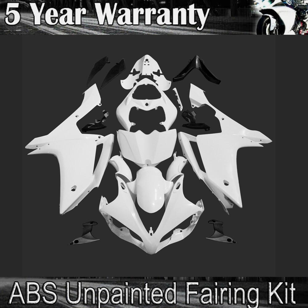 Unpainted Fairing Kit for Yamaha YZF R1 YZF-R1 2007 2008 ABS Injection ...
