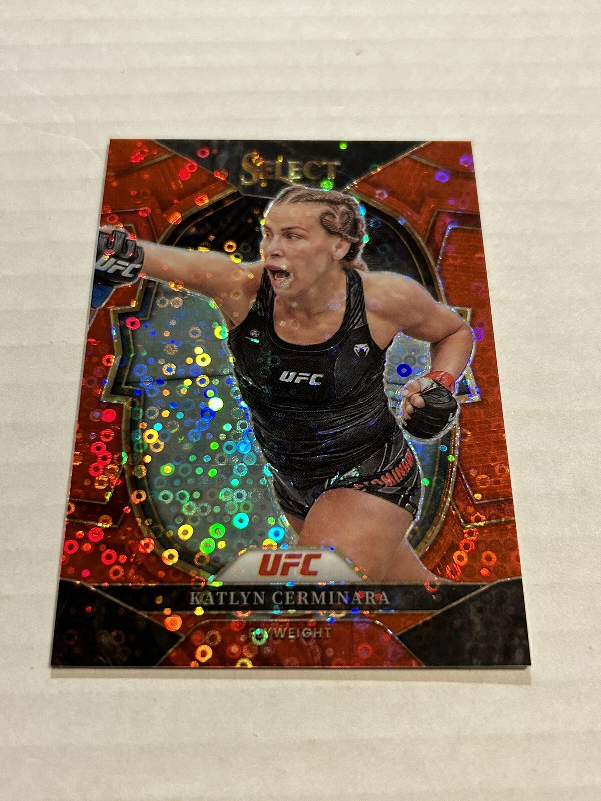 2022 SELECT UFC H2 KATLYN CERMINARA 18/99 RED DISCO PRIZM SP | eBay