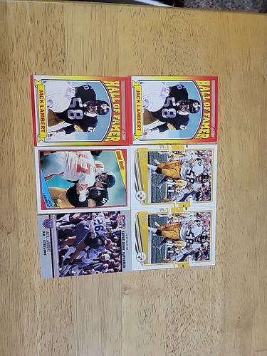 Jack Lambert 6 card lot Pittsburgh Steelers H.O.F | eBay.de
