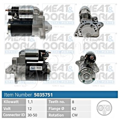 Starter Fits RENAULT Clio III Grand Modus Twingo II Wind 04-14 M0T45371 ...