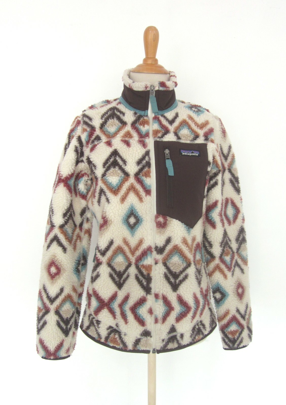 Rare Patagonia Retro-X Fern Dell Jacket W XS XXS Full… - Gem