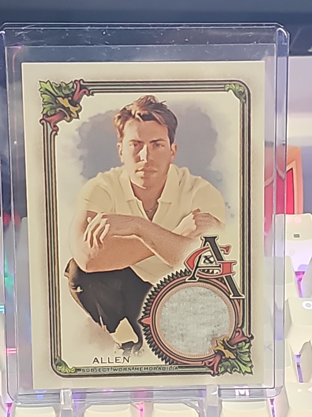 2023 Topps Allen & Ginter Hoodie Allen Subject Worn Relic #AGRA-HA | eBay