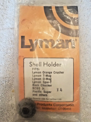 lyman shell holder-Fits Lyman Orange Crusher/T-Mag/O-Mag/Spar-T/Rock Chucker-NEW | eBay