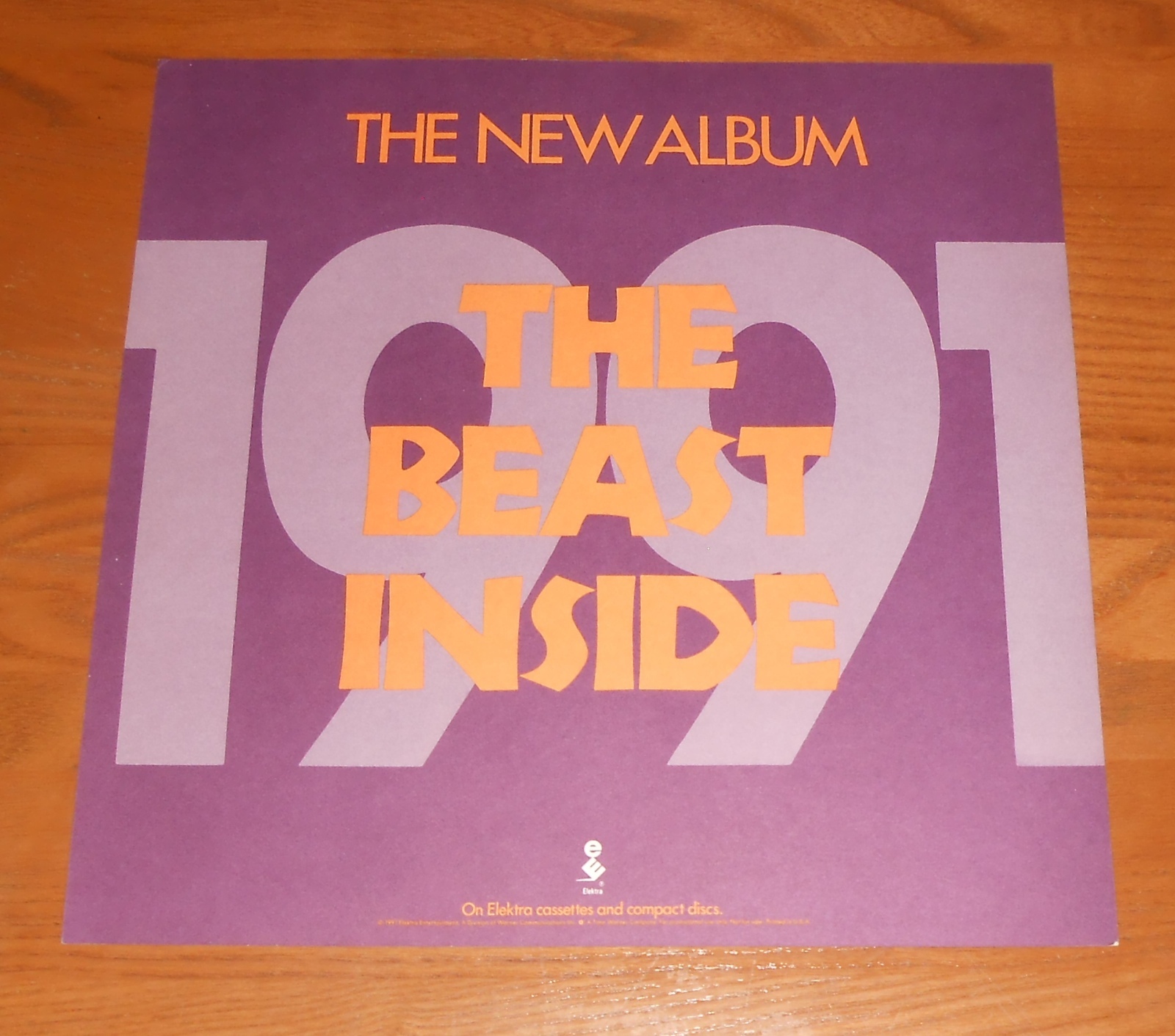 Inspiral Carpets The Beast Inside Poster 2-Sided Flat Square Promo ...