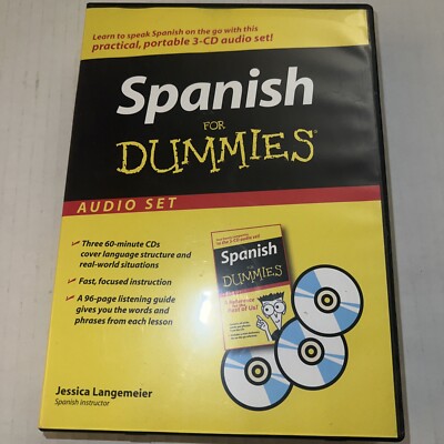 Spanish For Dummies Audio Set 9780470095850 | eBay