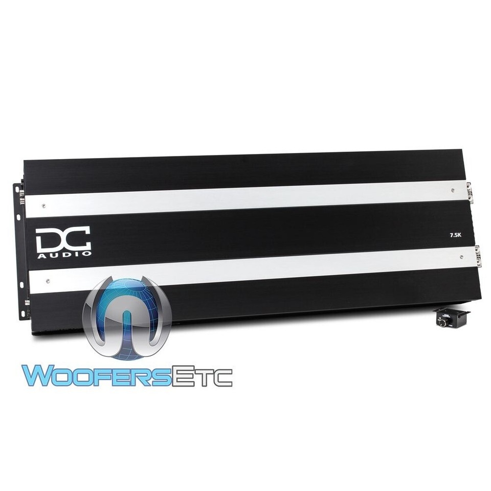 DC AUDIO 7.5K MONOBLOCK AMP 7500W RMS SUBWOOFERS SPEAKERS BASS CAR ...