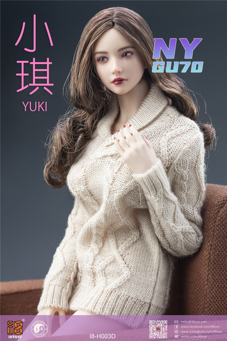 I8toys I8 H003 1 6 Yuki Beauty Girl Female Head Sculpt F 12ph Tbl