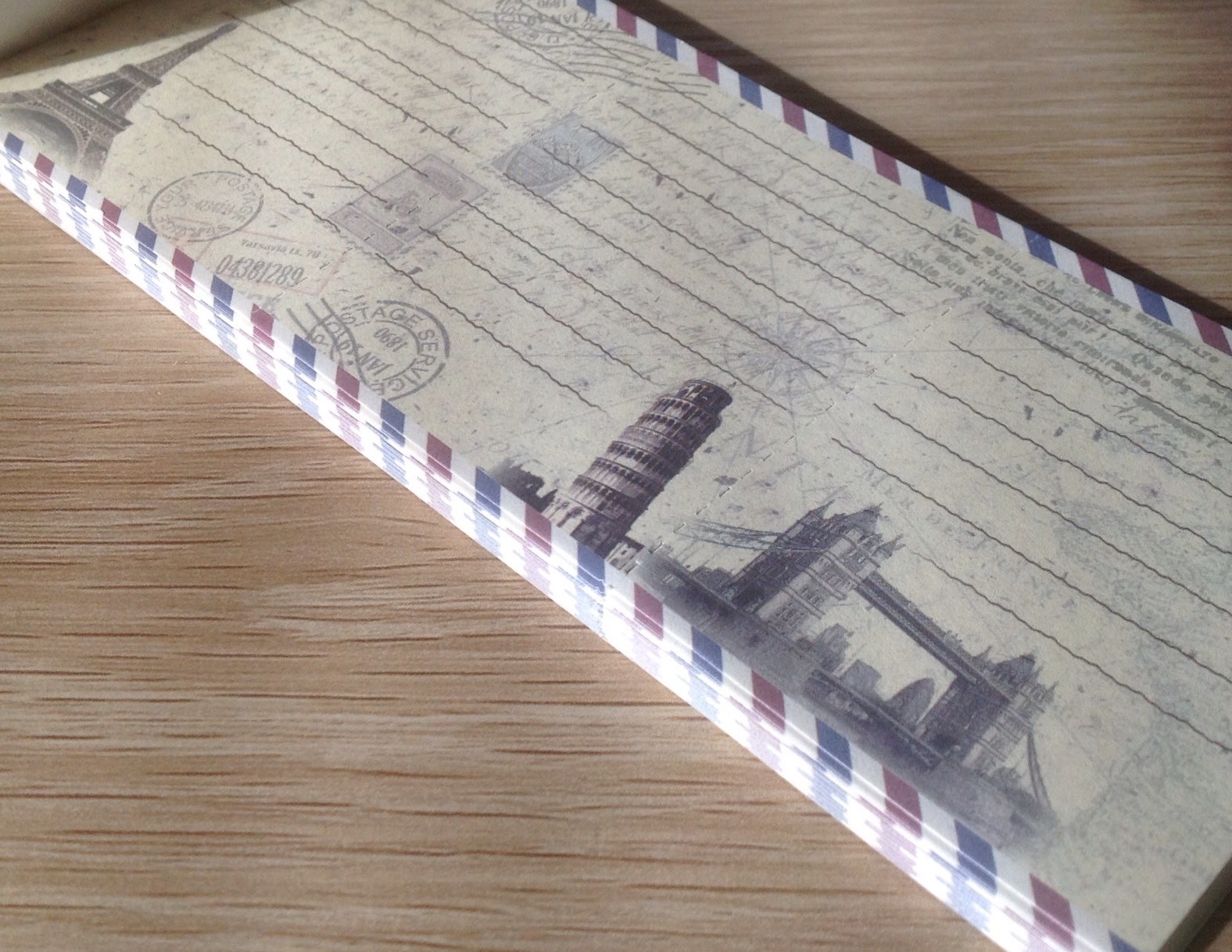 2 X French Paris London Europe Romantic Vintage Style Memo Pad Booklet ...