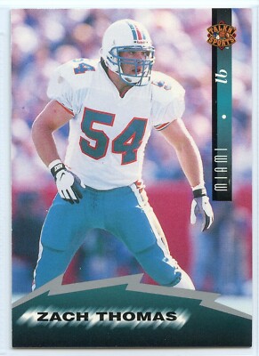 1997 Score Board Talkin' Sports Football - #14 - Zach Thomas - Miami ...
