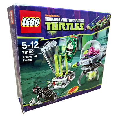 💥LEGO TEENAGE MUTANT NINJA TURTLES KRAANG LAB ESCAPE (79100) TMNT SET ...